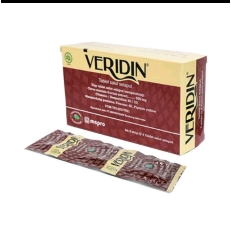 Jual Veridin perstrip isi 6 kaplet | Shopee Indonesia