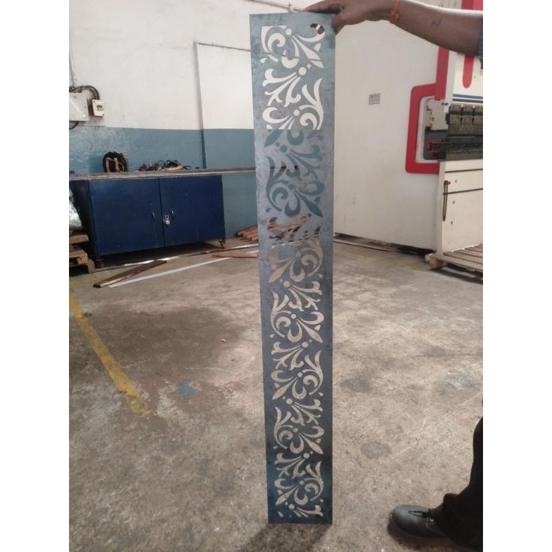 Jual BARU..!!! LASER CUTTING 100x20cm tebal 1,5mm plat BESI cutting cnc ...