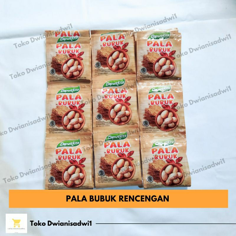 Jual Pala Bubuk 1 Renteng isi 12 | Pala Bubuk Rentengan | Shopee Indonesia