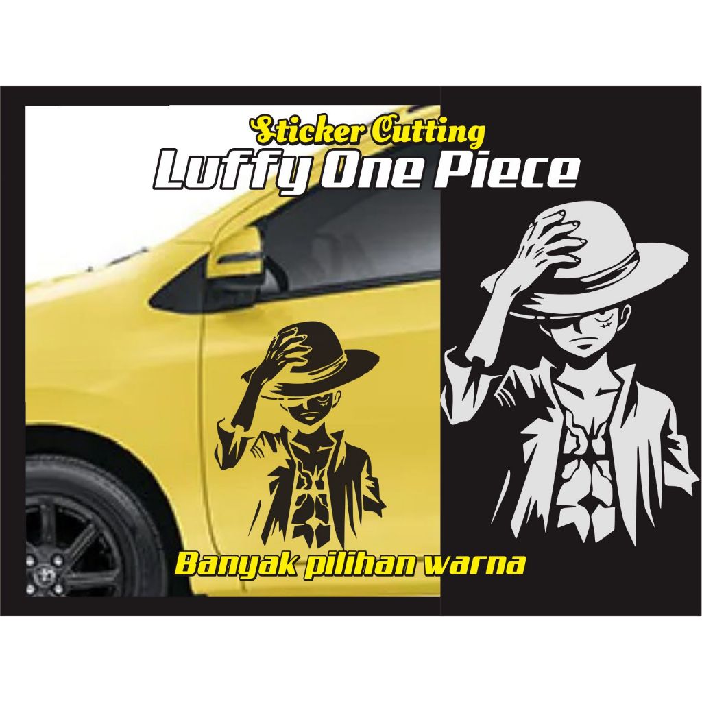 Jual Stiker Luffy One Piece - Sticker Variasi Pintu Samping / Body ...