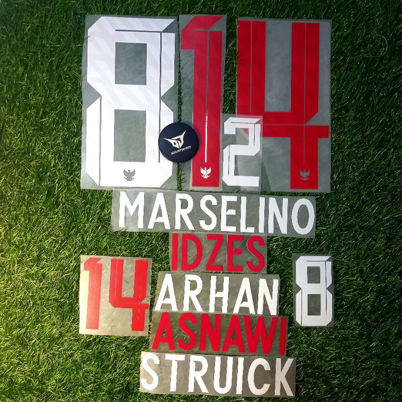 Jual font nameset timnas indonesia 2024 | Shopee Indonesia