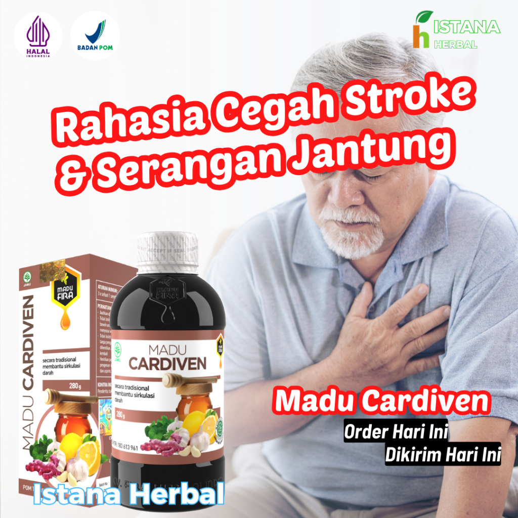 Jual Madu Cardiven Original Obat Herbal Jantung Koroner Kolestrol ...