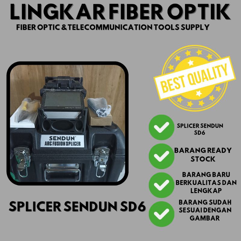 Jual splicer sendun sd6 A /fussion splicer sendun sd6 A | Shopee Indonesia