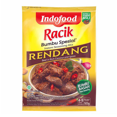 Jual Indofood Racik Bumbu Spesial Rendang 50 g | Shopee Indonesia