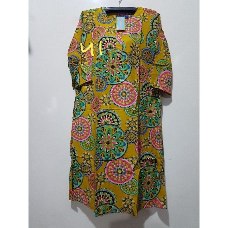 Jual YULI - DASTER 19 TANGAN 3/4 LD 115 CM PB 110 CM BATIK KENCANA UNGU ...