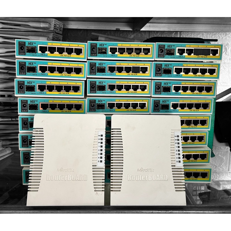 Jual Mikrotik Routerboard hEX POE RB960PGS 5Port Gbe 1port Sfp Mipsbe ...