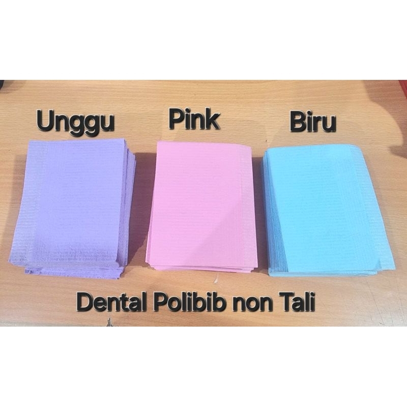 Jual Polibib Dental Non Tali isi 50 pcs | Shopee Indonesia