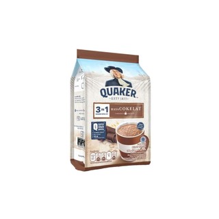 Jual Quaker 3in1 Chocolate Polybag 224g Minuman Sereal Oats (Isi 8 ...