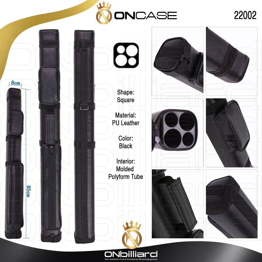 Jual ONcase Tas Stick Billiard 2x2 Cue Case Billiard PU Leather 2 Butt ...
