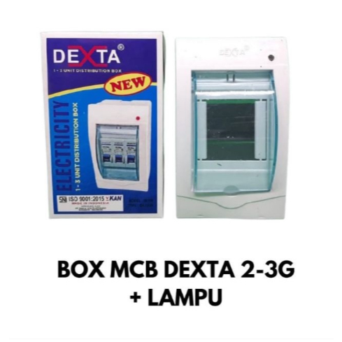 Jual Box MCB Dexta 3 Grup + Lampu Indikator Non Terminal Box MCB 3 ...