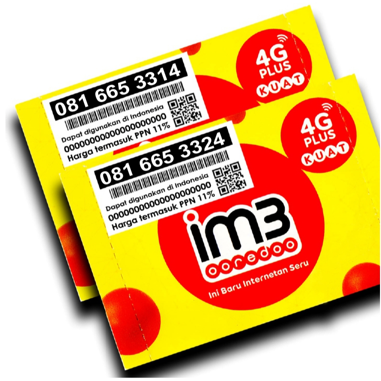 Jual Nomor Cantik Indosat im3 10 Digit Nomer Rapi Kartu Perdana m3 Sepuluh Angka 3314 3324 ...