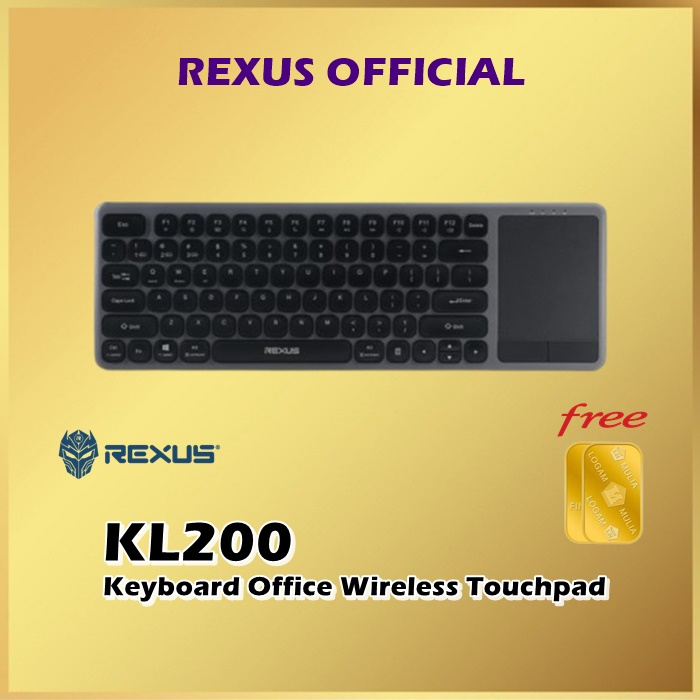 Jual Rexus KL100 KL150 KL200 Keyboard Office Wireless Bluetooth Dual ...