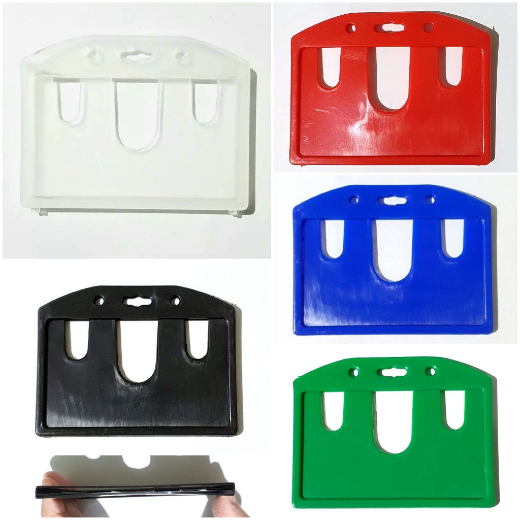 Jual ID Card Casing / Case / Holder / Frame / Name Tag Plastik Dua Sisi ...