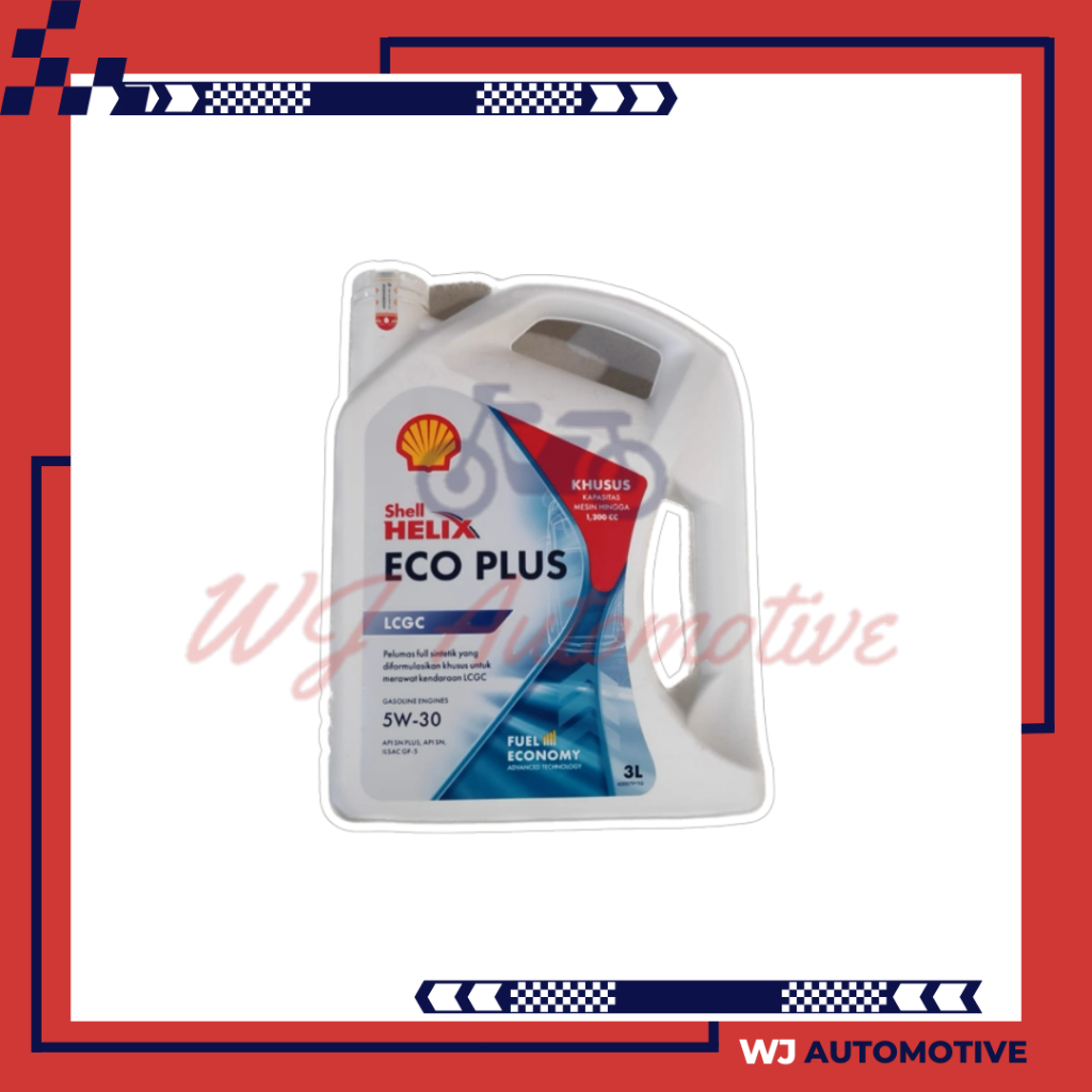 Jual Shell Helix Eco 5W30 3 Liter Oli Mobil LCGC Shell Eco 5W 30 3Liter ...
