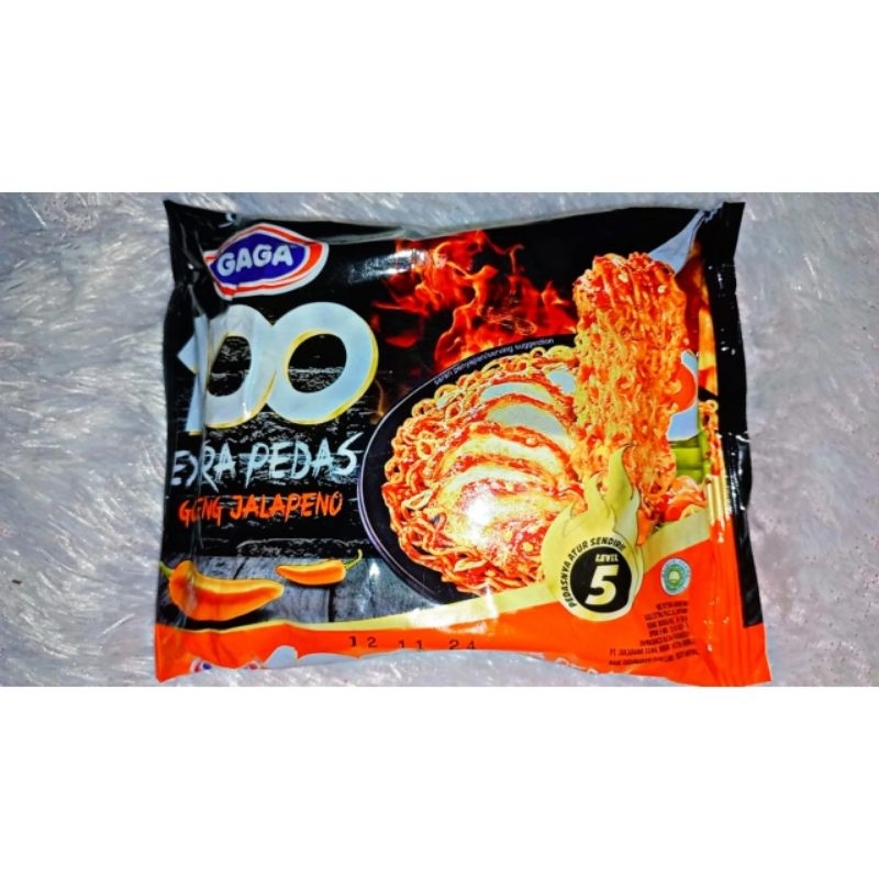 Jual Mie Gaga Jalapeno Gaga 100 Extra Pedas - Netto 85 gram | Shopee ...