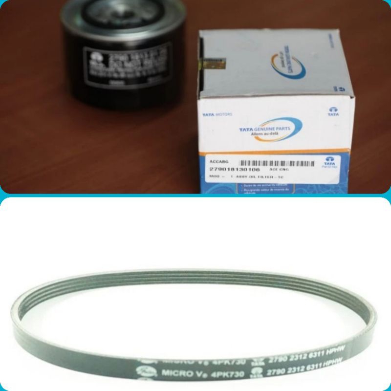 Jual Filter Oli (ori) & Fan Belt AC (lokal) Tata Super Ace | Shopee ...