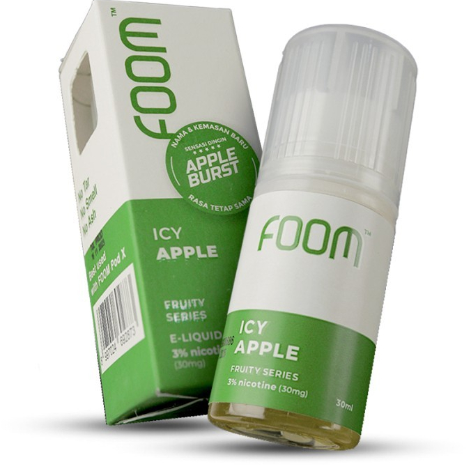 Jual FOOM – ICY APPLE 30ML – 30MG | Shopee Indonesia