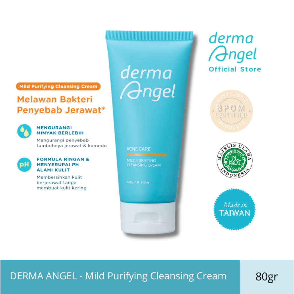 Jual Derma Angel Mild Purifying Cleansing Cream 80gr | Shopee Indonesia