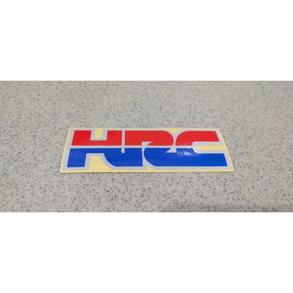 Jual Sticker HRC kecil (Ukuran : lebar :100 mm , tinggi : 35 mm ...