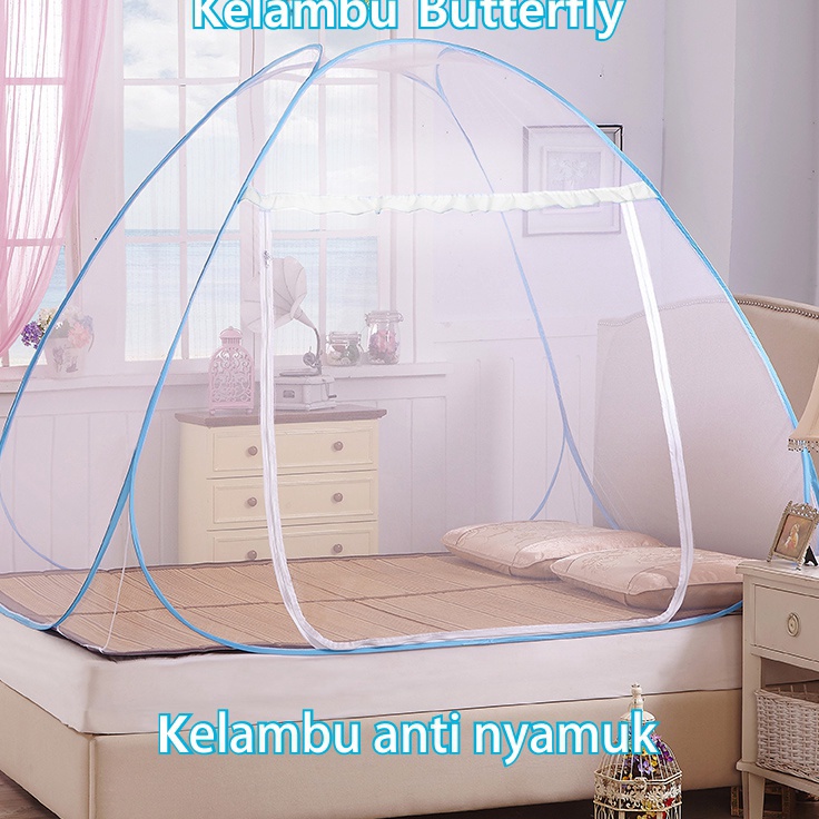 Jual Serba Serbu Kelambu Lipat butterfly Kelambu Kasur Kelambu Anti ...