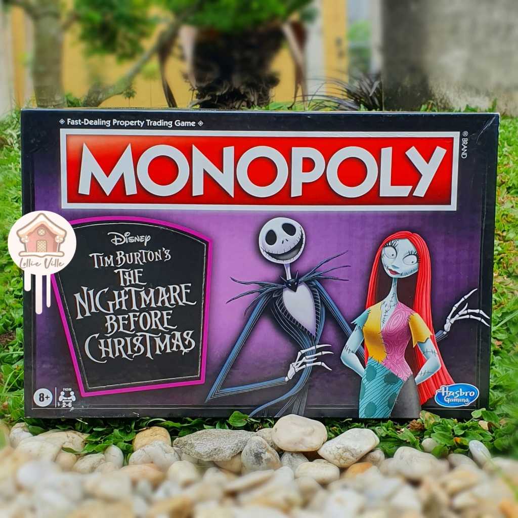 Jual Monopoly Disney Tim Burton's The Nightmare Before Christmas Board ...
