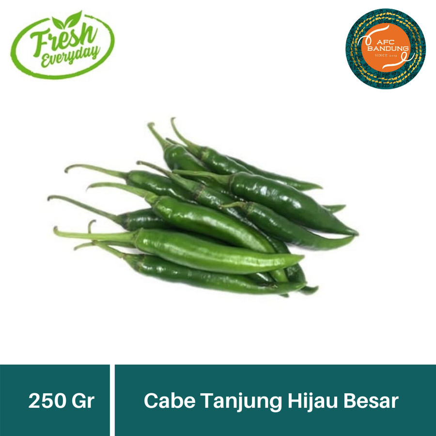 Jual Sayur Cabe Tanjung Hijau Besar Cabai Tanjung Ijo Besar 250gr ...