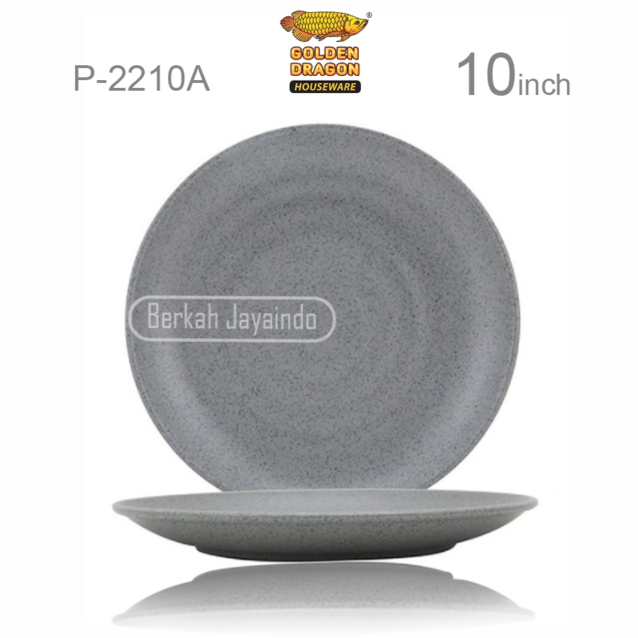 Jual Grosir dan Ecer P2210A Piring Bulat Melamin motif tembikar Granit ...