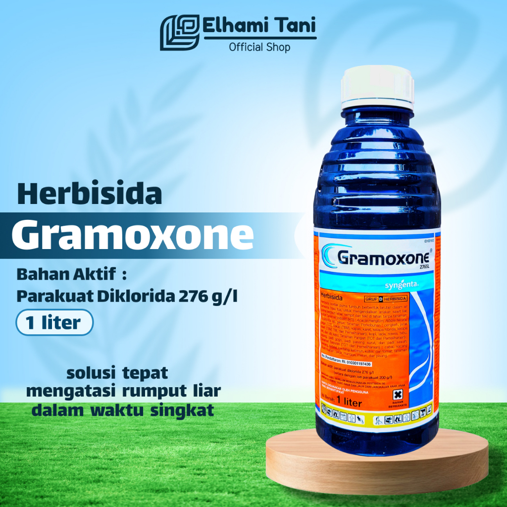 Jual HERBISIDA GRAMOXONE 1 LITER 276 SL RACUN PEMBASMI RUMPUT DAN GULMA ...