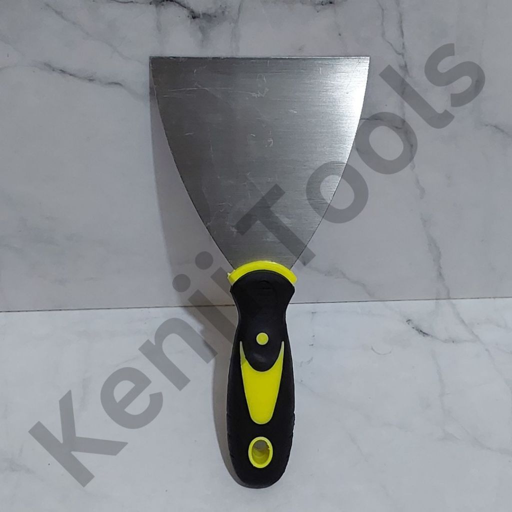 Jual Kape Stainless Gagang Karet Fiber 4" Inch/ Scrapper Stainless ...