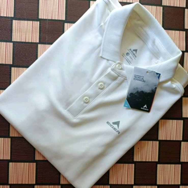 Jual POLO TSHIRT EIG*R Kurang lebih : Ld 108 - 110. Panjang 74 | Shopee Indonesia