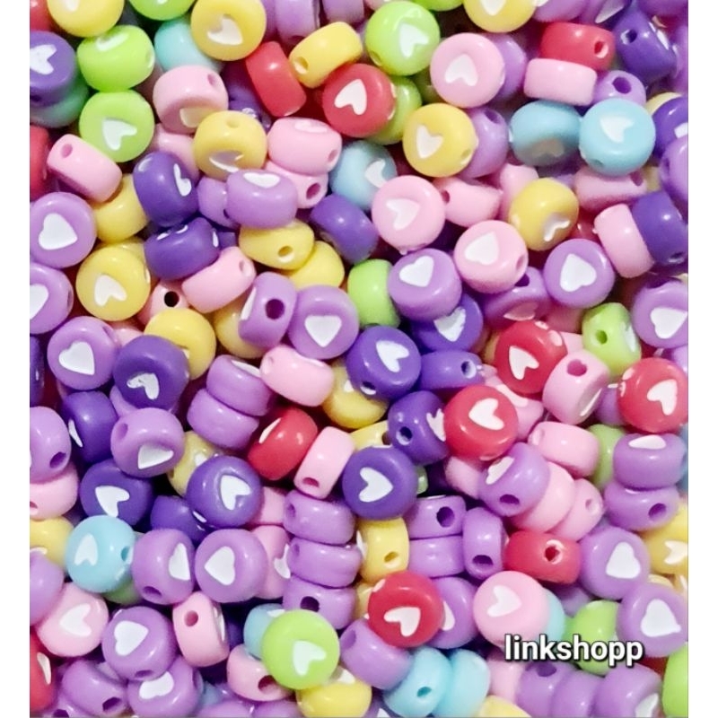 Jual MANIK MANIK ACRYLIC LOVE CANDY COLOR | Shopee Indonesia
