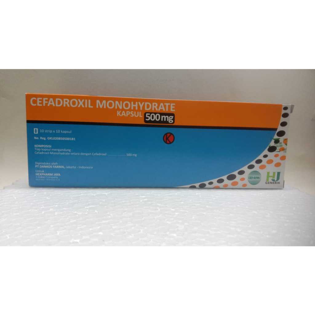 Jual CEFADROXIL 500MG TAB 1 STRIP 10 CAPSUL (HJ) | Shopee Indonesia