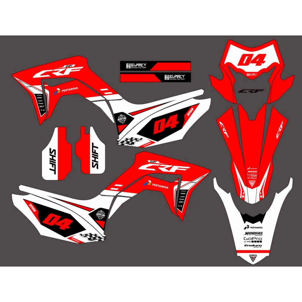 Jual Decal CRF150L Full Body Stiker CRF 150 L Full body Striping ...