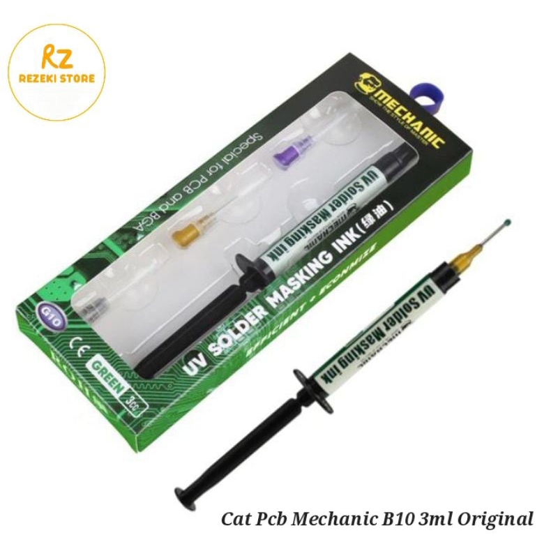 Jual Cat Pcb Mechanic G10 3ML (Uv Soldering Mask Ink) Original | Shopee ...