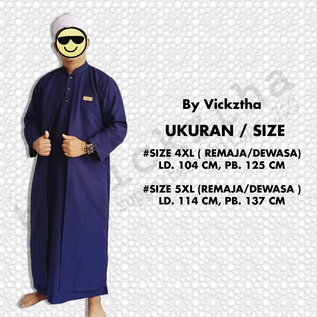 Jual Jubah Laki Laki Pria Dewasa / Gamis Laki Laki remaja Dewasa / Pakaian Muslim Laki Laki Pria ...