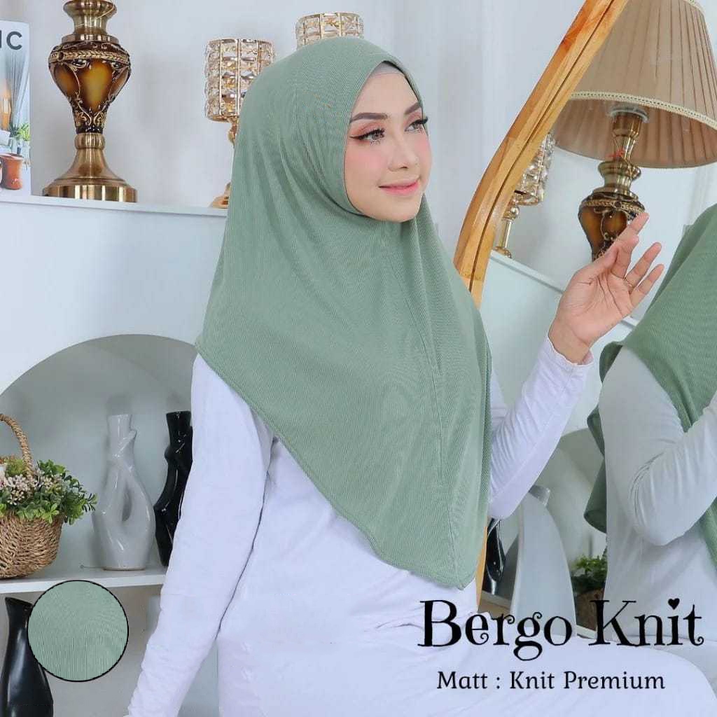 Jual BERGO KNIT / BERGO KNIT DAILY SIZE L / JILBAB KNIT / JILBAB BERGO DAILY JILBAB SPORT JILBAB ...