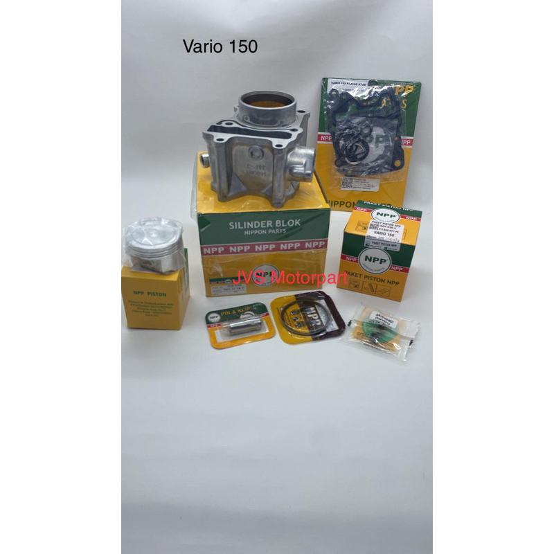 Jual JVS - Blok seher boring cylinder Vario 150 plus paking topset seal ...