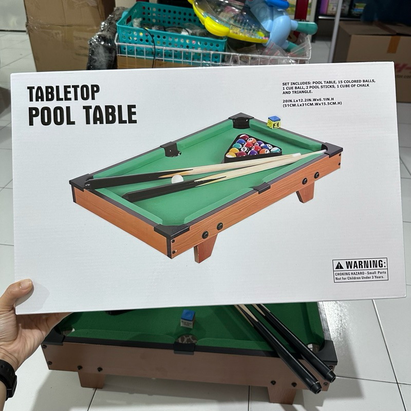 Jual Mini Wooden Billiard Table kid And Family mainan billiard anak ...