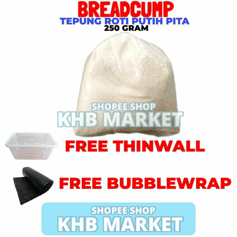 Jual Tepung Roti Panir Putih Pita 250 Gram Repack | Shopee Indonesia