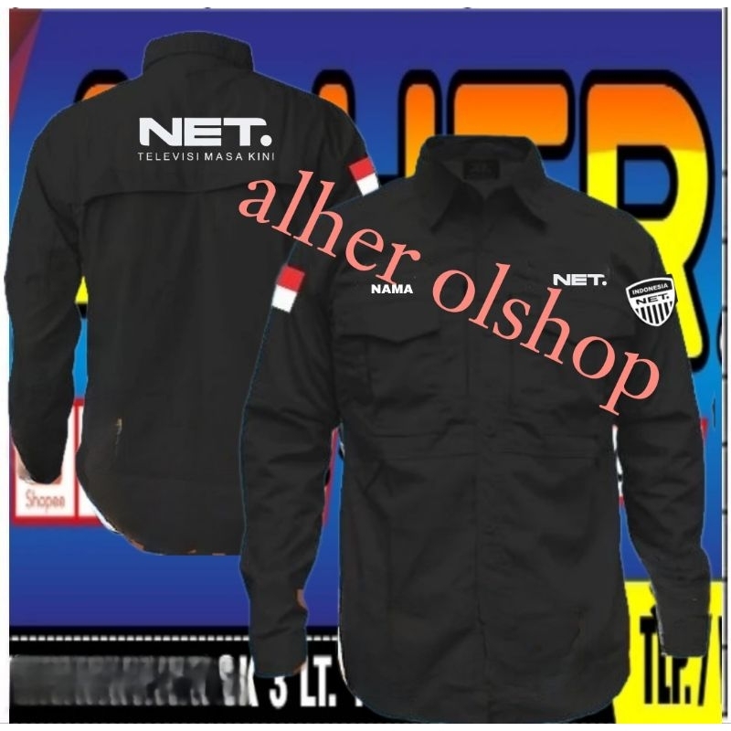 Jual kemeja tactical net tv baju tactical net tv seragam tactical net ...
