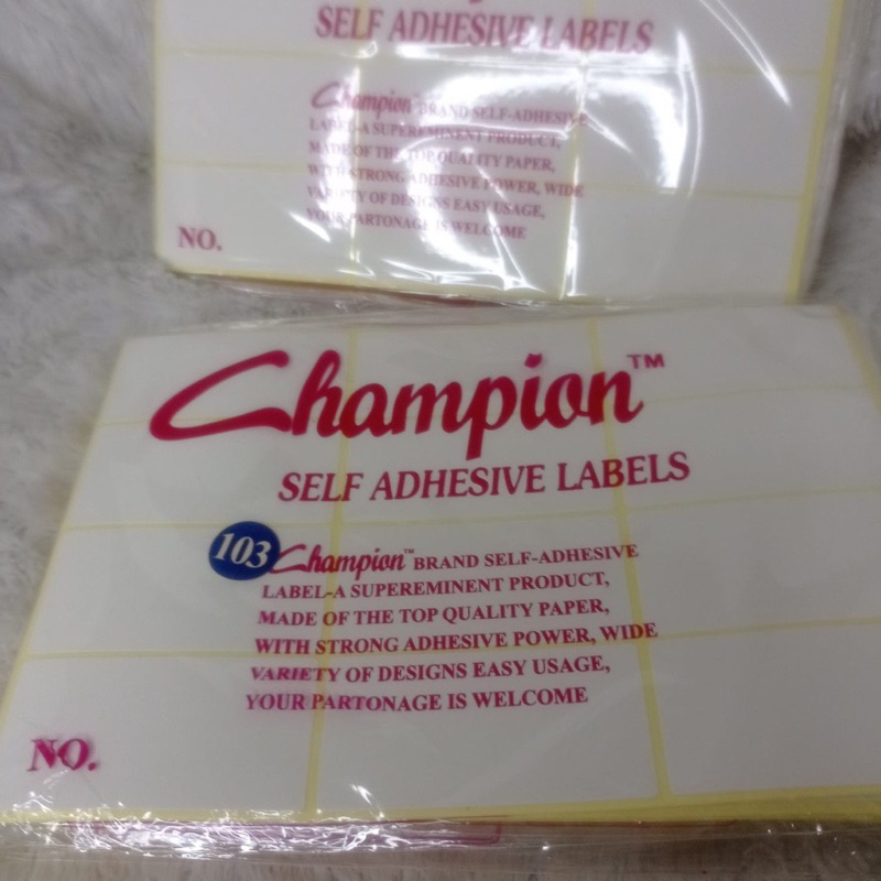 Jual (GA777) LABEL STIKER NAMA / self adhesive label/ stiker label ...