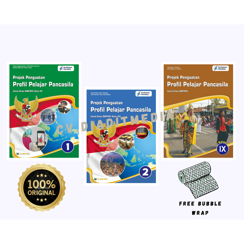 Jual Buku Projek Penguatan Profil Pelajar Pancasila (P5) SMP/MTS Kelas 7,8,9 Kurikulum Merdeka ...