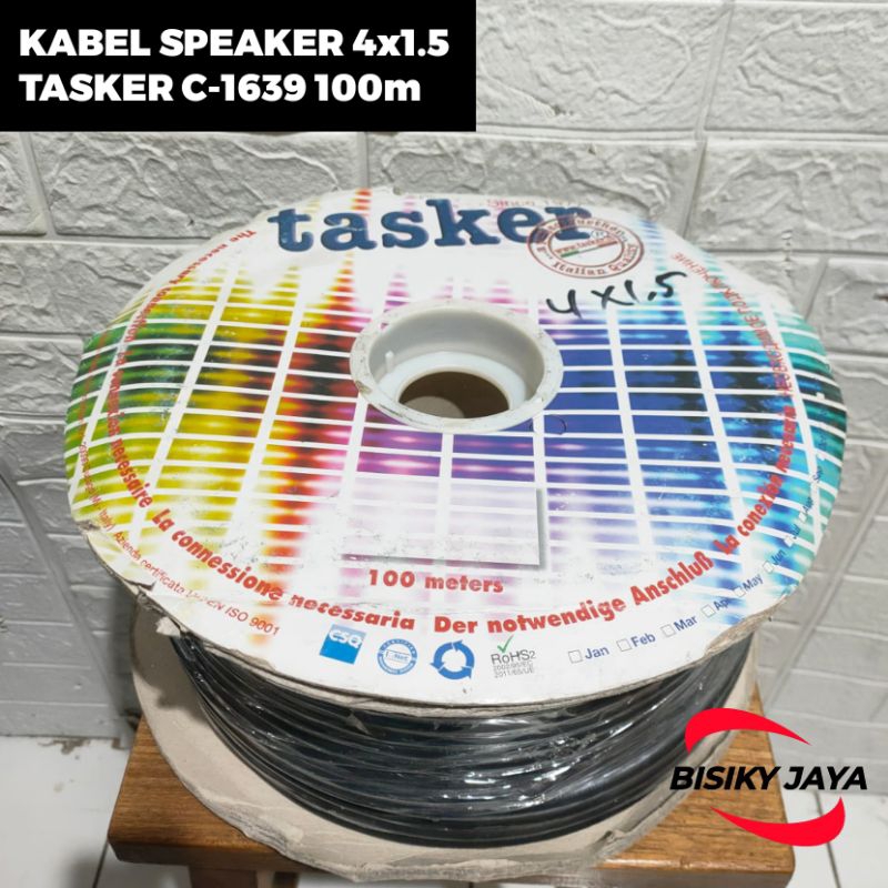Jual Kabel Speaker Tasker 4x1.5 C1639 panjang 100 meter / Kabel Tasker ...