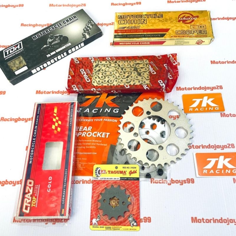 Jual Gear set TK Racing RX king Fizr Jupiter Z Vega Jupiter MX 30 31 32 ...