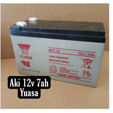 Jual Aki accu UPS VRLA Yuasa | Shopee Indonesia