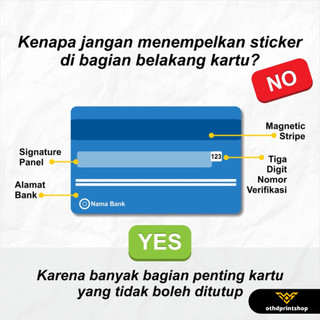 Jual Stiker Kartu Atm SkinCard SPESIAL PICT Stiker BCA Mandiri Bri Bni ...