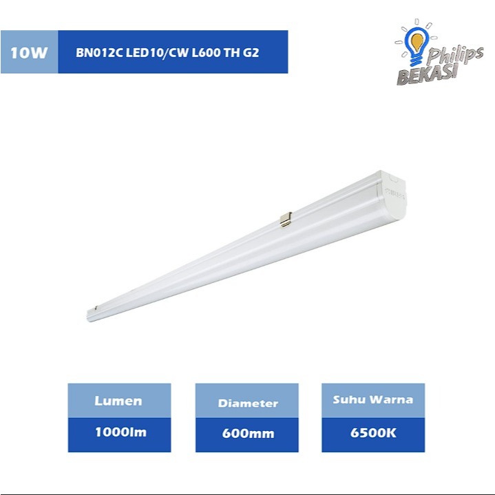 Jual Philips Lampu TL LED Batten BN012C 10 Watt 600 mm | Shopee Indonesia