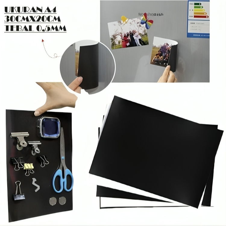 Jual Magnet Lembaran Ukuran A4 30x20CM Tebal 0,5CM Magnit Lembaran ...
