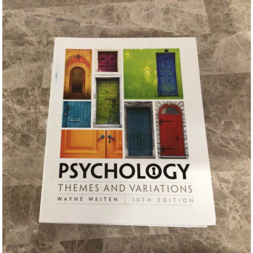 Jual Buku Psychology Themes and Variations 10th Edition by Wayne Weiten ...