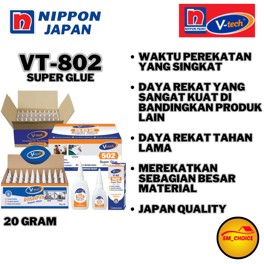 Jual LEM CAIR NIPPON PAINT LEM TETES VT-802 LEM KOREA VT-802 LEM SETAN ...